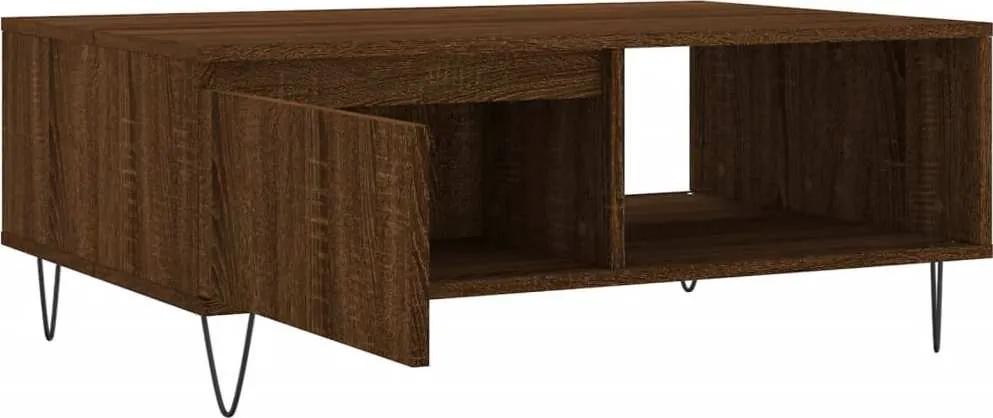 vidaXL Konferenční stolek 90 x 60 x 35 cm kompozitní dřevo [827067] Barva: šedá sonoma