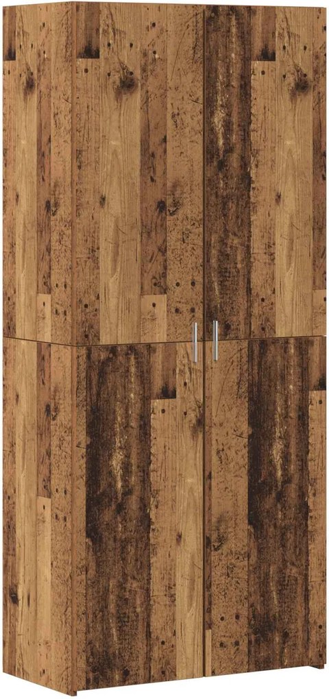 Vysoký bufet Staré dřevo 80 x 42 x 185 cm 3365594