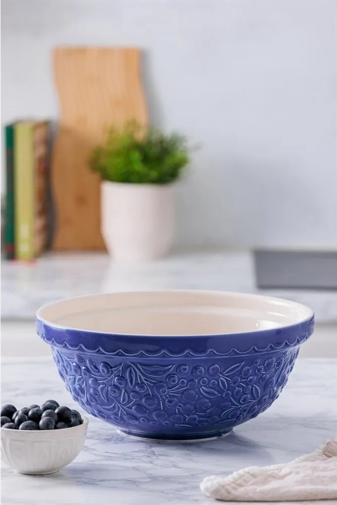 Modrá mísa z kameniny ø 26 cm Fruits Blueberry – Mason Cash