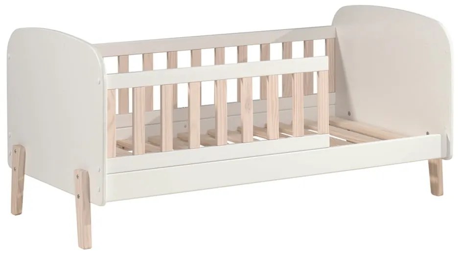 Bílá dětská postel Vipack Toddler, 70 x 140 cm Biano.cz