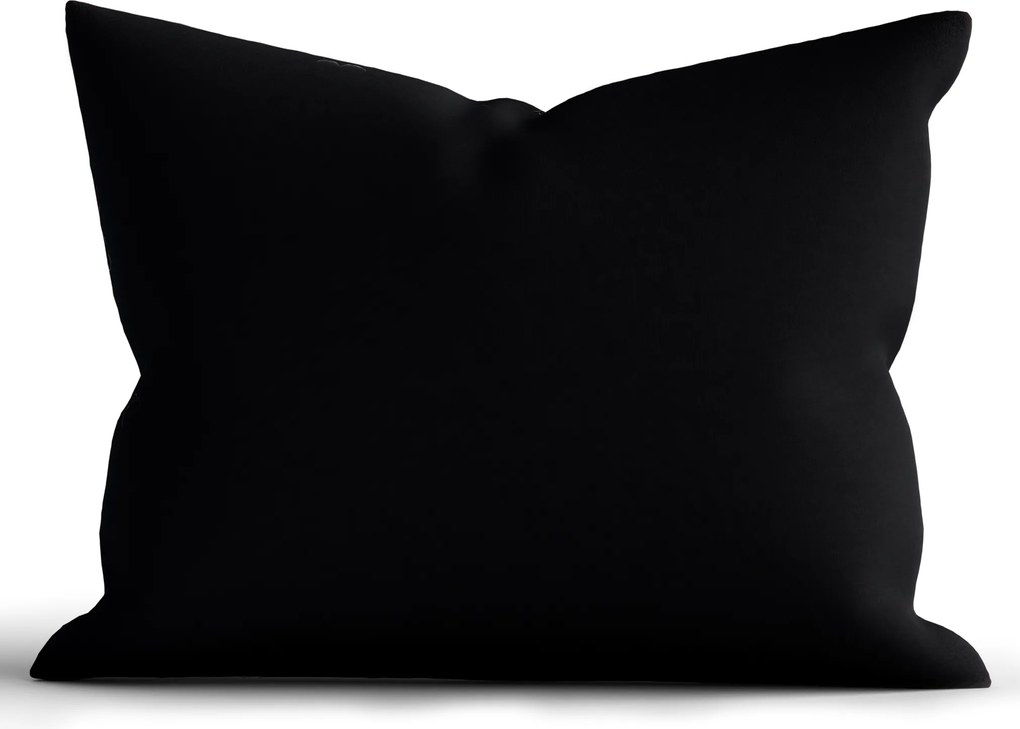 MK Lůžkoviny Bavlněný povlak na polštář Renforcé 70 x 90 cm - Jasmine černá