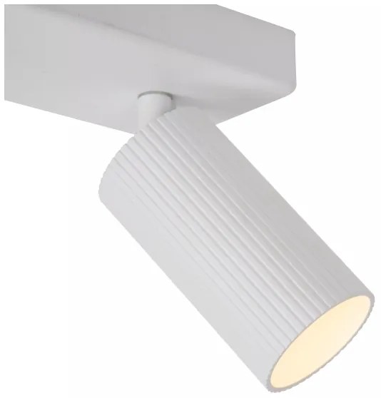 Lucide 09939/02/31 - Bodové svítidlo CLUBS 2xGU10/40W/230V bílá