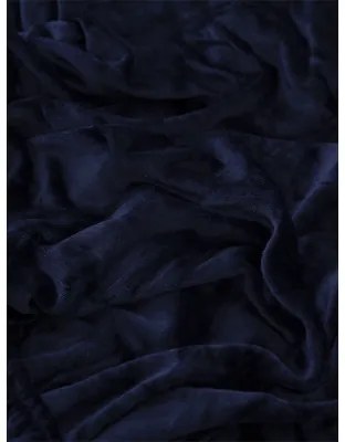 MKLuzkoviny.cz Prostěradlo mikroplyš 160 × 200 cm – tmavě modré