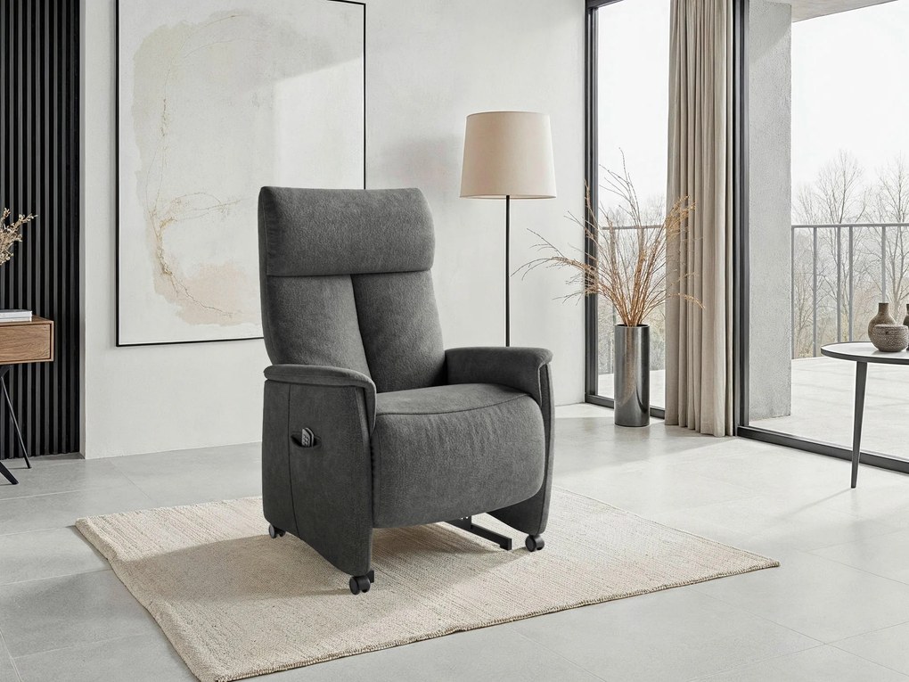 XXXLutz RELAXAČNÍ KŘESLO, textil, tmavě šedá Sit & More - Online Only křesla & taburety - 00014403247L