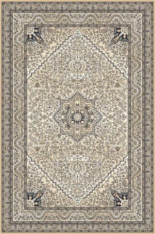 Kusový koberec vlněný Agnella Isfahan Aretuza Světle Béžový Rozměr: 240x340 cm