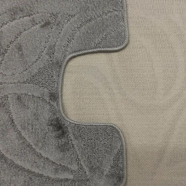 Sada koupelnových koberečků Montana Flora Metal Grey