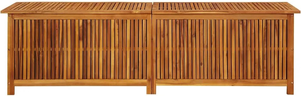 Zahradní úložný box 200 x 50 x 58 cm masivní akáciové dřevo 316500