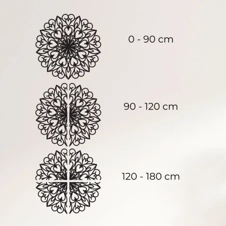 Vyřezávaná mandala, dřevěná dekorace na zeď I SENTOP PR0256