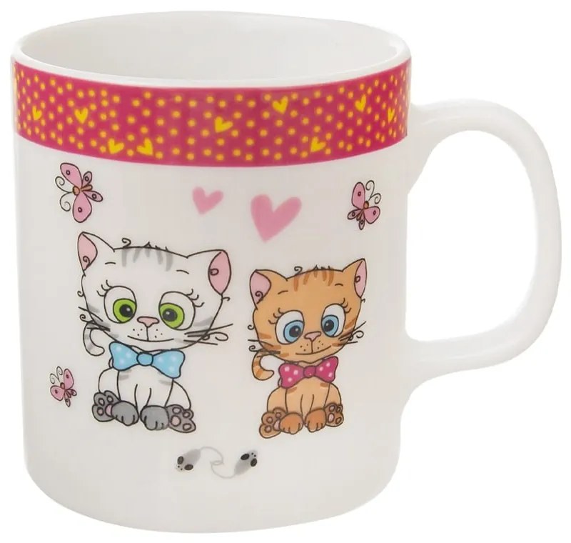 3dílný dětský porcelánový jídelní set Orion Kittens