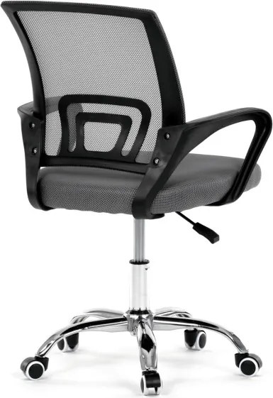 Dětská otočná židle šedá KA-L103 GREY