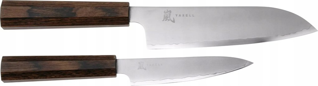 Sada 2 Nožů: Nůž Santoku 16,5 cm & nůž 12 cm, řada Hana Yaxell