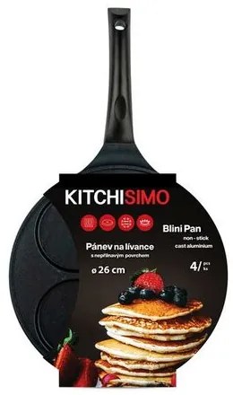 Kitchisimo Pánev na lívance NERO, 26 cm