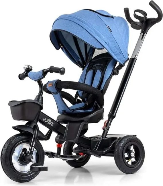 Dětská tříkolka Milly Mally Movi denim