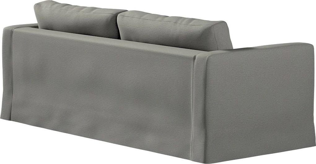 Potah na pohovku IKEA Karlstad 3-místná, nerozkládací, dlouhý barva šedá látka pletený vzor