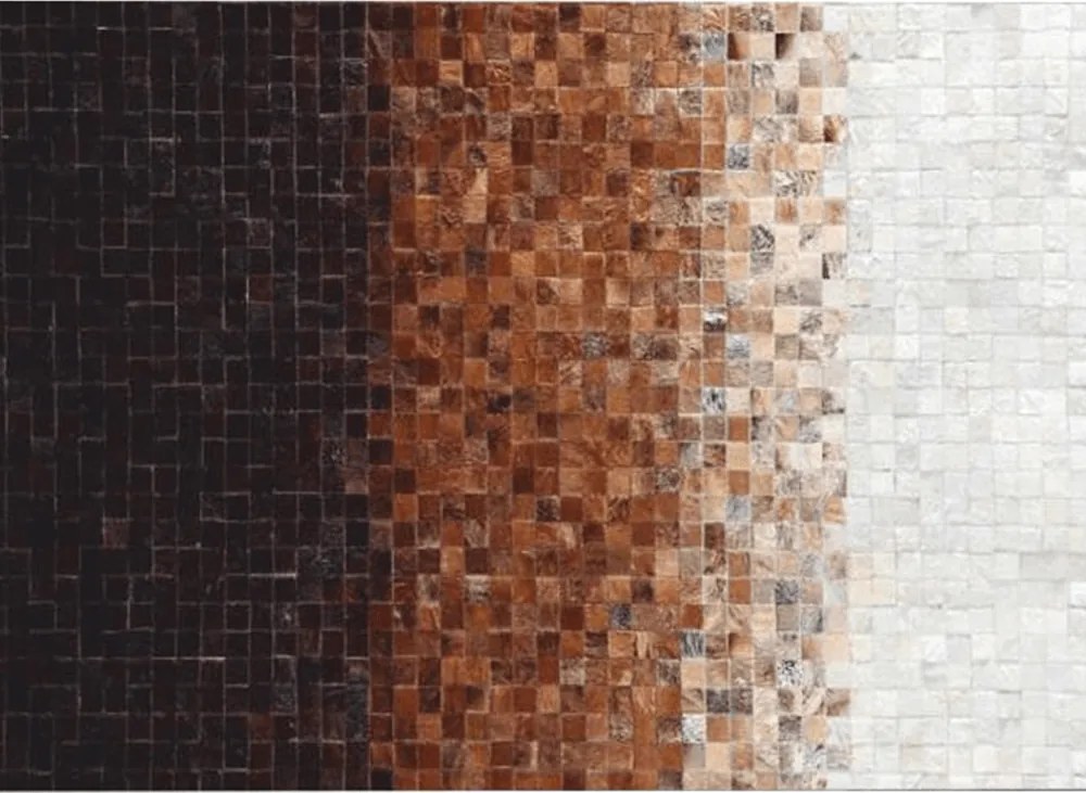 Tempo Kondela Luxusní koberec, pravá kůže, 120x180, KŮŽE TYP 7