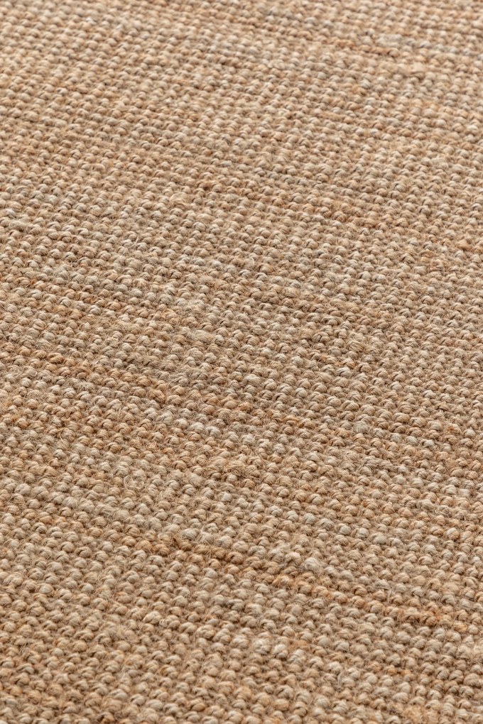 Behúň Bouclé Jute 105974 Natural Golden, 80x200, béžová, chodba / predsieň, Hanse Home