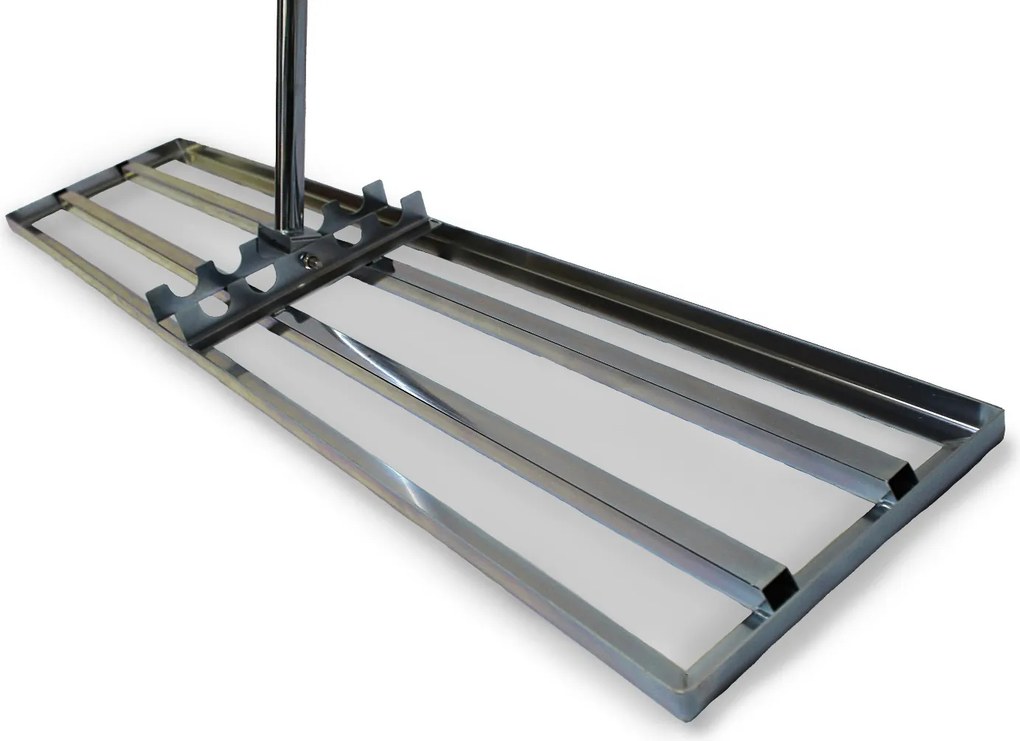 IQ Garden Nivelační a zapravovací hrábě 115 cm - nerez 311552