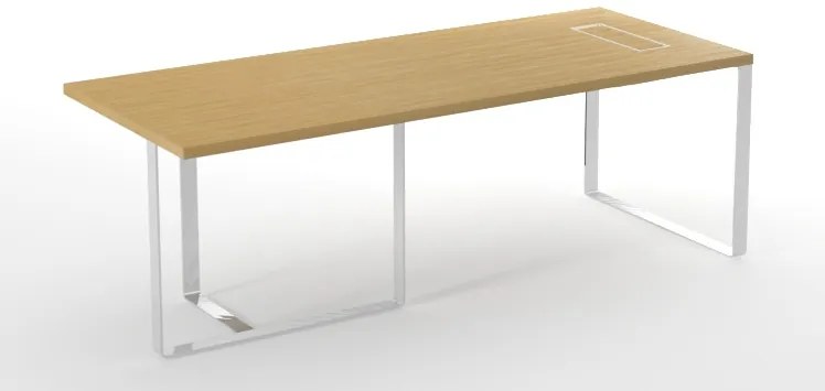 NARBUTAS - Kancelářský stůl PLANA 180x90x75 s elektrokrabicí na levé straně