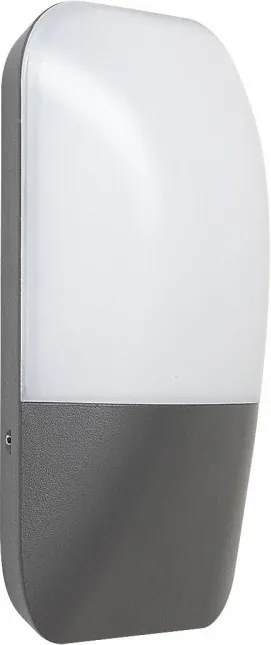 Rabalux 7996 Ecuador exteriérové ​​nástěnné svítidlo šedé zabudovaný LED 10W 800lm 4000K IP65