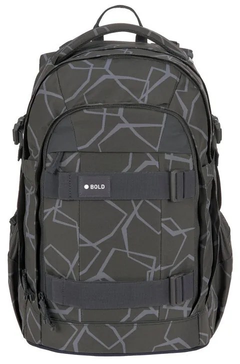Školní batoh Lässig - Origin Bold Edges grey