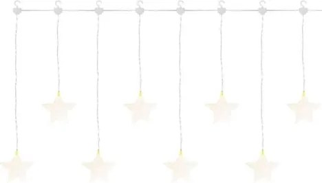 LED vánoční závěs EMOS DCGW02 ZY2264 hvězdy 80cm teplá bílá s časovačem