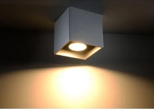 Stropní svítidlo SOLLUX Quad 1 GU10 1x40W bez zdroje SL.0024 šedá