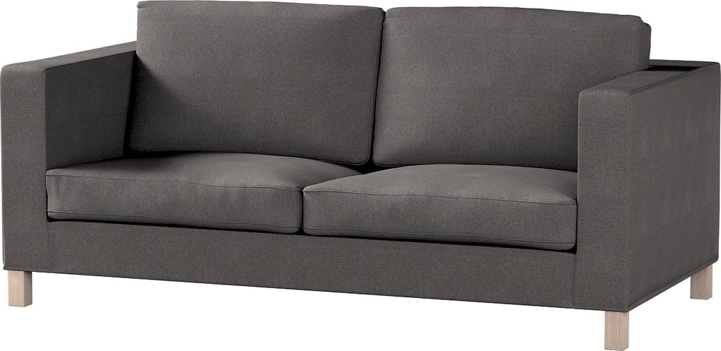 Potah na pohovku IKEA Karlanda rozkládací, krátký barva šedá látka pletený vzor