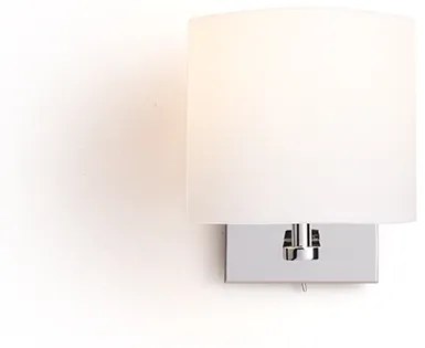 RENDL R11979 PENTHOUSE nástěnná lampa, dekorativní bílé PVC chrom