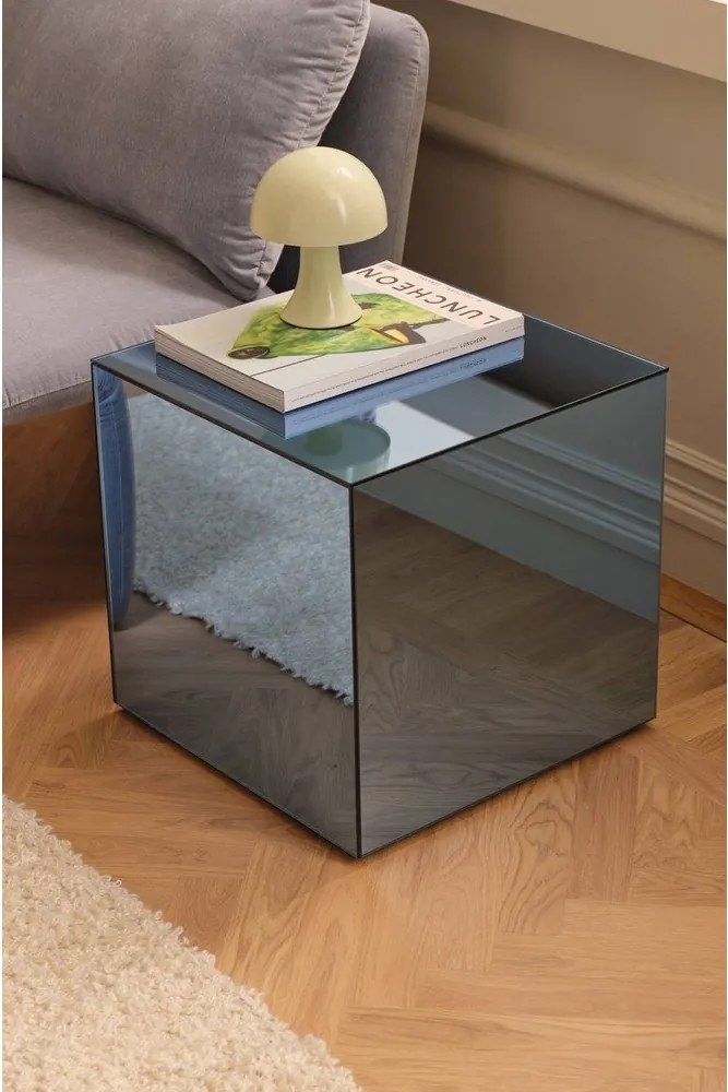 Skleněný odkládací stolek 45,5x45,5 cm Cube – Ellos Home