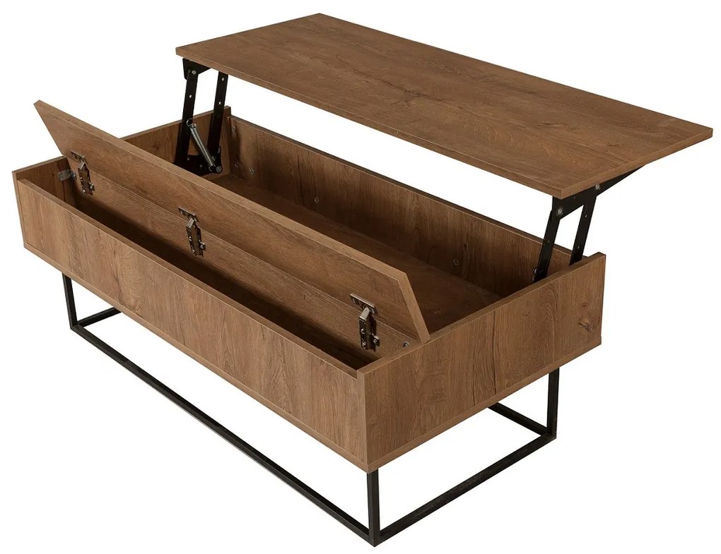 Designový konferenční stolek Gabryle 120 cm vzor ořech