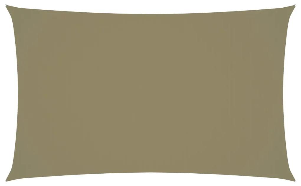 Stínící plachta oxfordská látka obdélníková 3 x 6 m béžová - Default Title