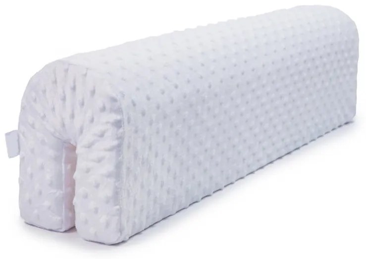 Chránič na dětskou postel MINKY 80 cm - bílý