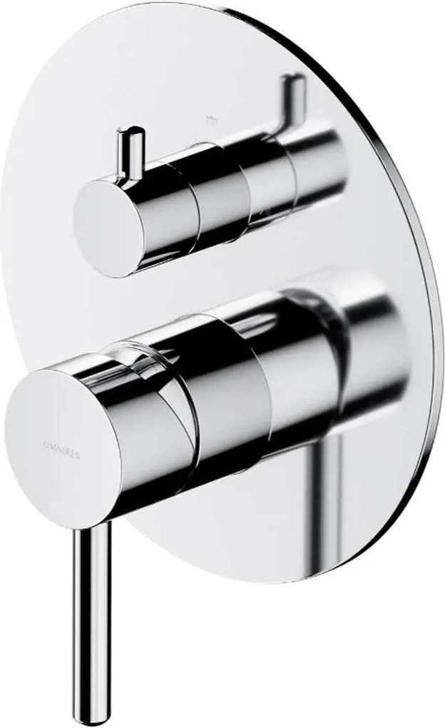 OMNIRES Y - Baterie pod omítku, pro 3 spotřebiče, chrom Y1248ROCR