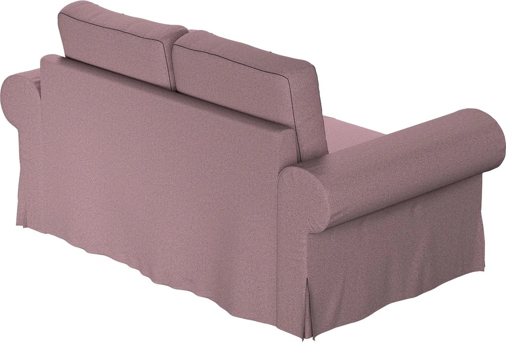 Potah na pohovku IKEA Backabro 2-místná, rozkládací barva růžová látka pletený vzor