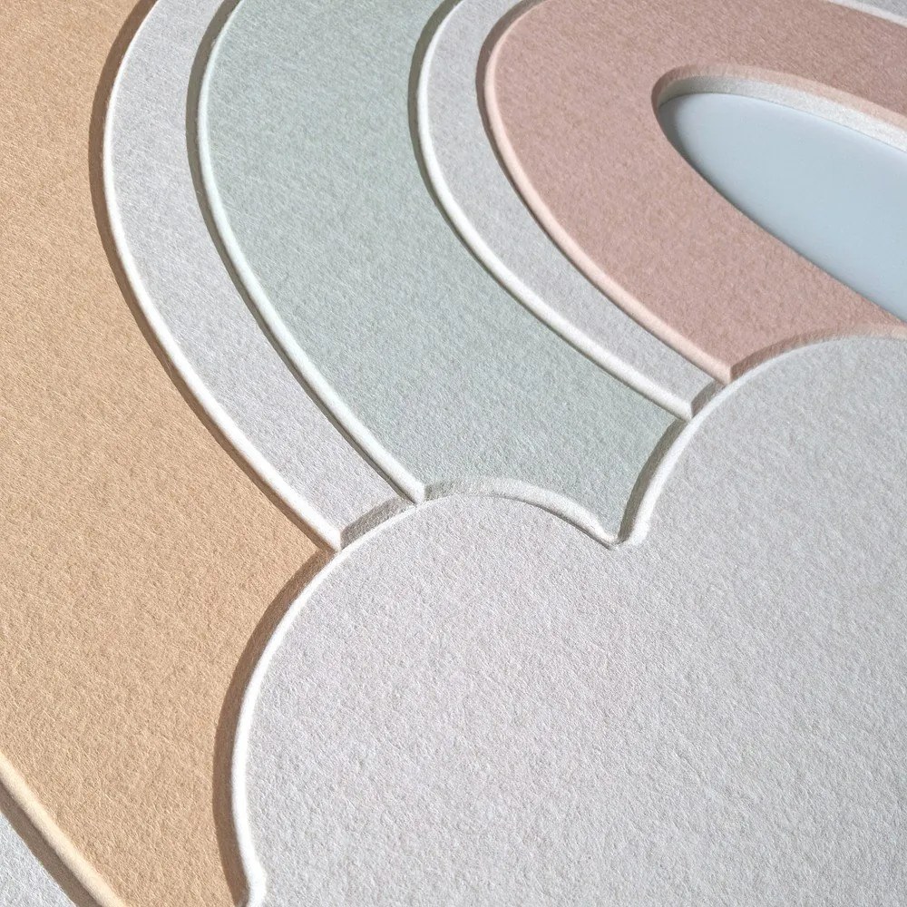 Akustická tabule Pastel Rainbow – Styler