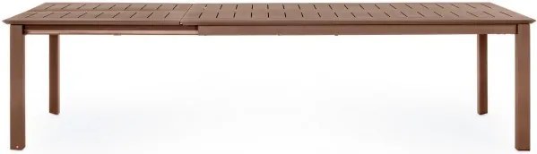 BIZZOTTO Rozkládací zahradní stůl KONNOR 200-300x110 cm hnědý