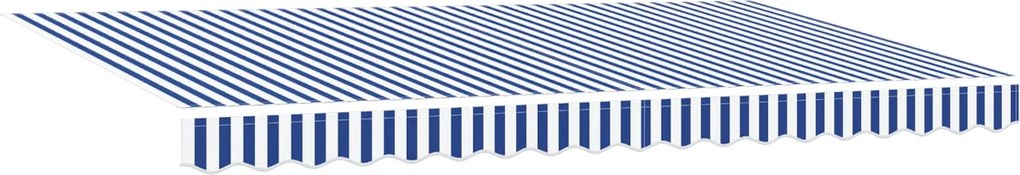 Stahovací markýza Modrá 350 x 200 cm textil 3329634