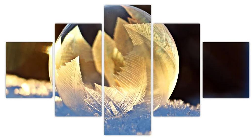 Obraz zamrzlé bubliny (125x70 cm)