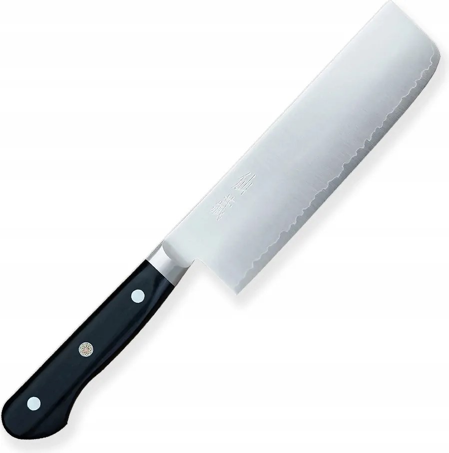 Japonský nůž Nakiri 165 mm Suncraft Senzo Professional SG2 Powder Steel