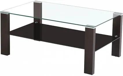 Konferenční stolek, wenge/sklo, JAGO