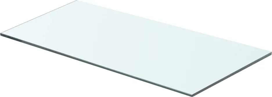Policové desky 2 ks sklo čiré 60 x 25 cm 3051565