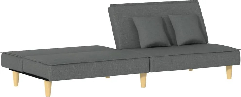 vidaXL Rozkládací pohovka textil [351904] Barva: Černá
