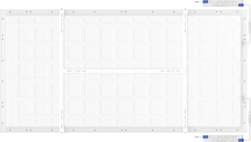 Mexen Brill-S, stropní LED panel 120×60 cm, 60 W, neutrální bílá 4000K, L207-120-060-6040-20