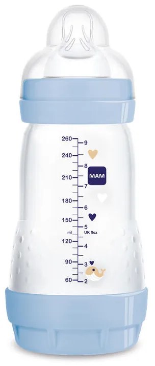 Mam Dětská antikoliková láhev 260 ml Easy Start 2 m+ Růžová