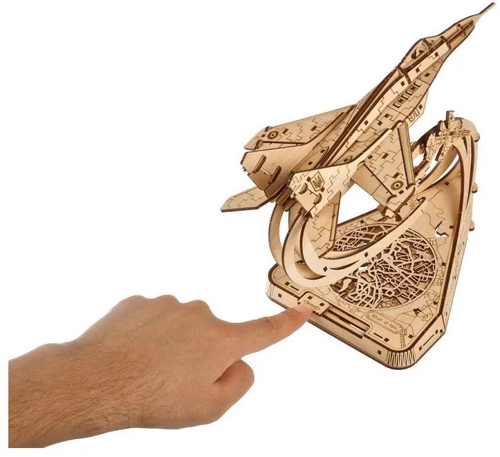 Ugears 3D dřevěné mechanické puzzle The Ghost of Kyiv