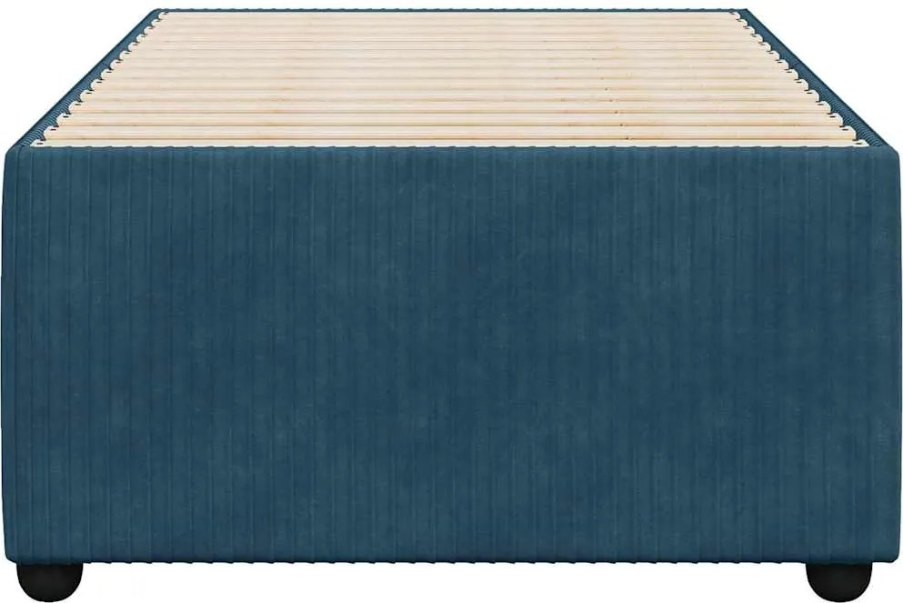 Rám postele modrý 90 x 200 cm samet 3284986