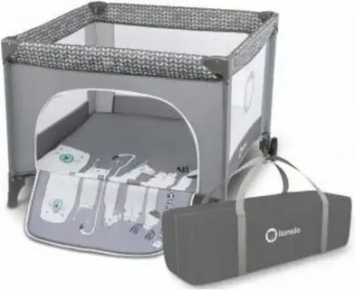 LIONELO Dětská ohrádka Lene Grey Stone
