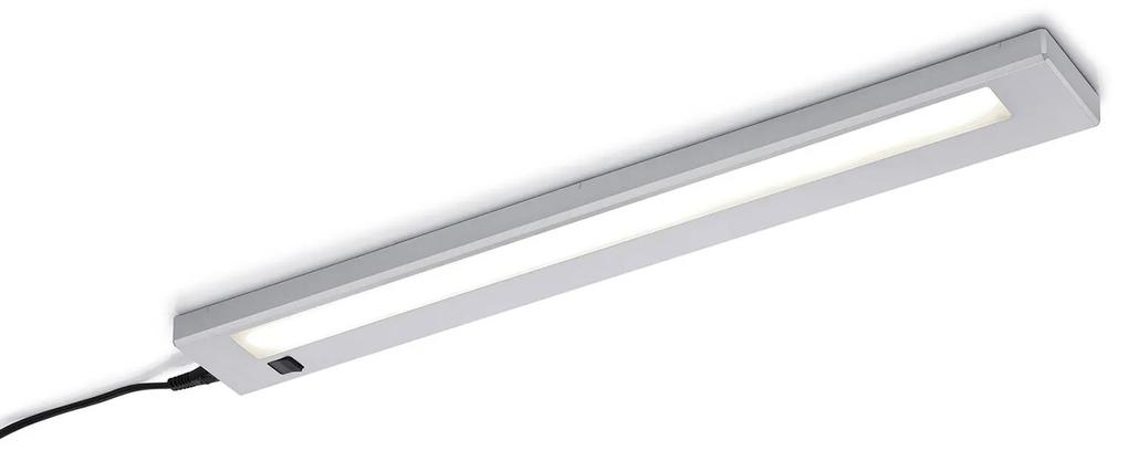 LED podhledové světlo Alino, titan, délka 55 cm