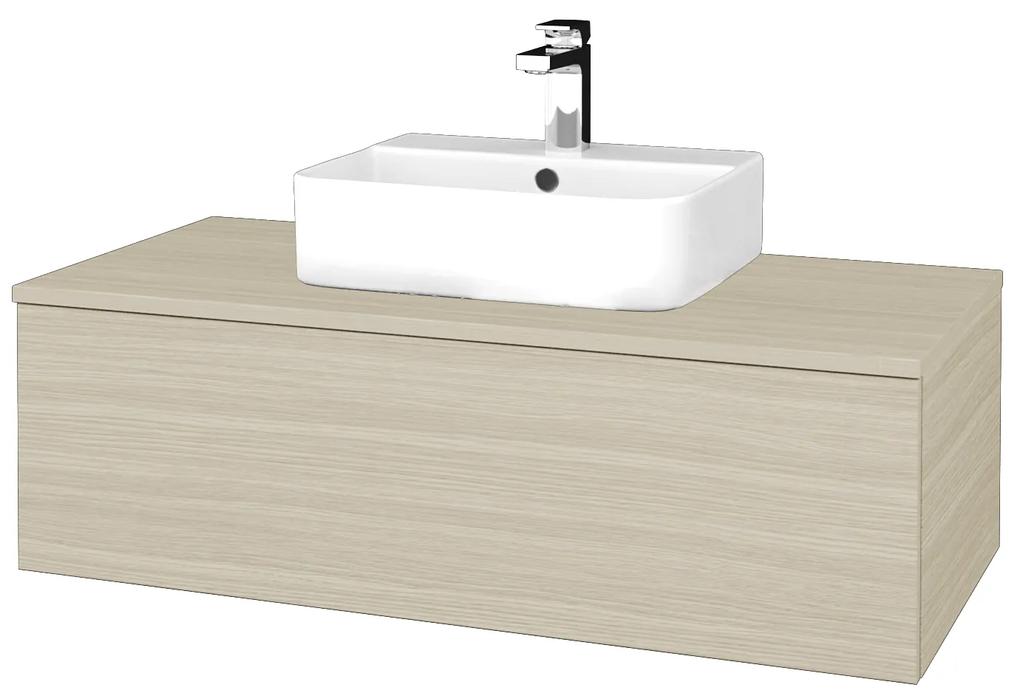 Dřevojas Koupelnová skříňka MODULE SZZ1 100 Varianta: N01 Bílá lesk / IND Individual