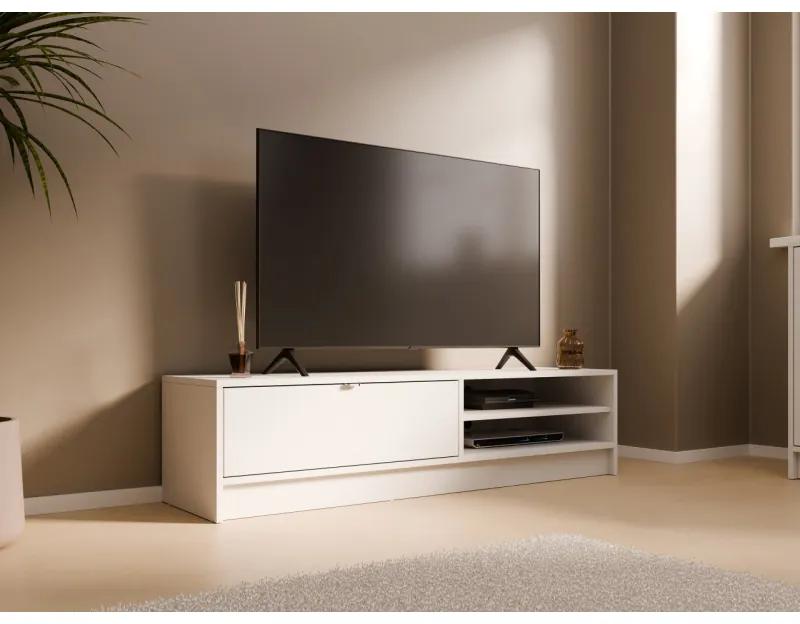 TV stolek/skříňka Momos 1K, Barva dřeva: bílý